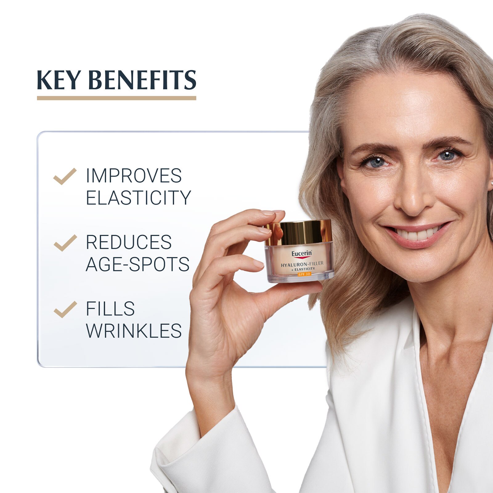 Eucerin Hyaluron-Filler + Elasticity Day SPF 30 50ml | SEPHORA UK