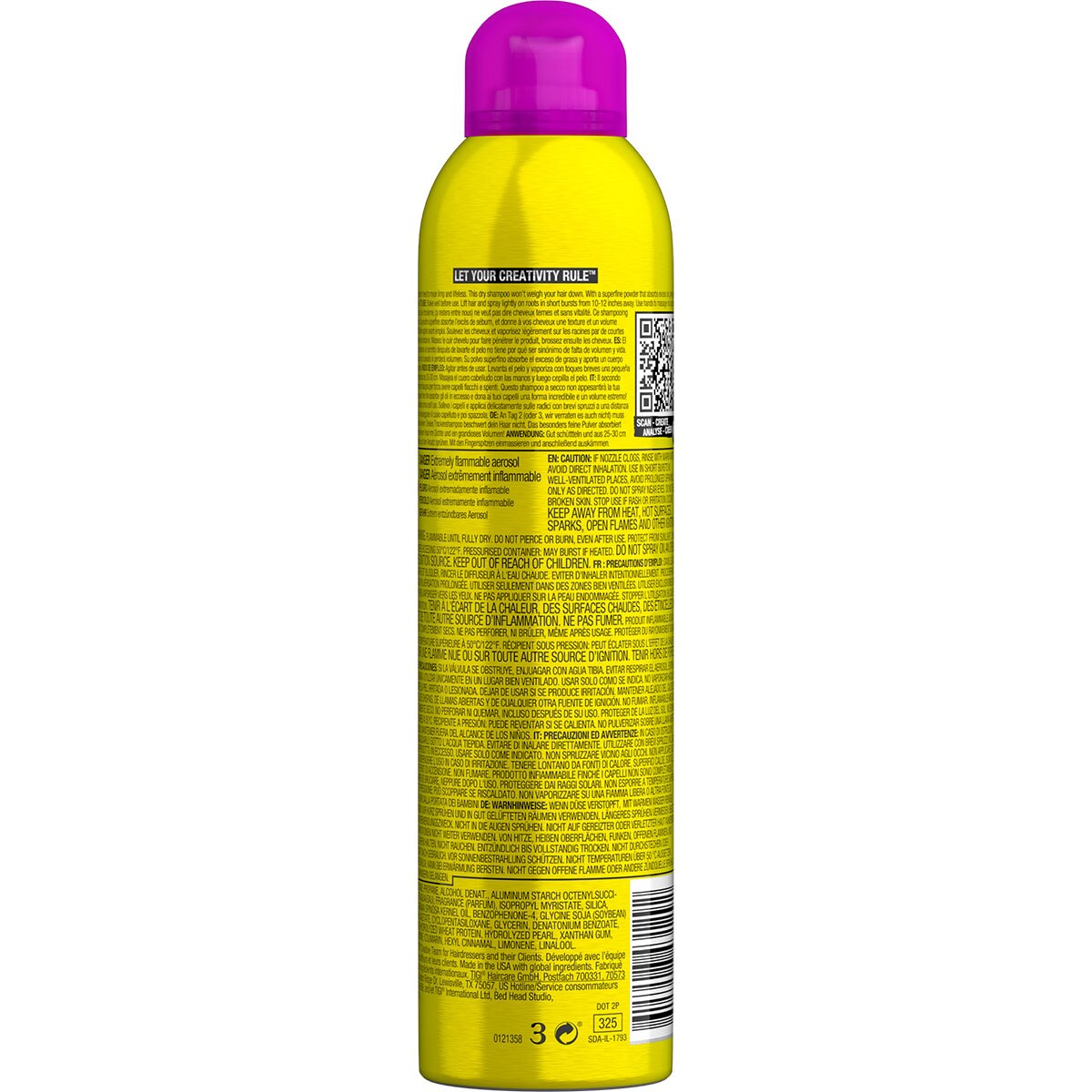 Bed Head By Tigi Oh Bee Hive Dry Shampoo For Volume And Matte Finish ...