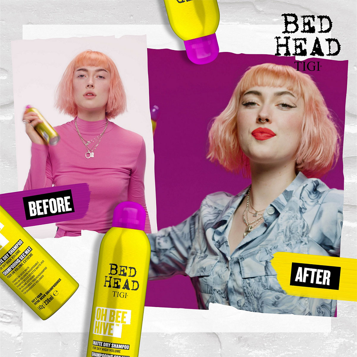 Bed Head By Tigi Oh Bee Hive Dry Shampoo For Volume And Matte Finish ...