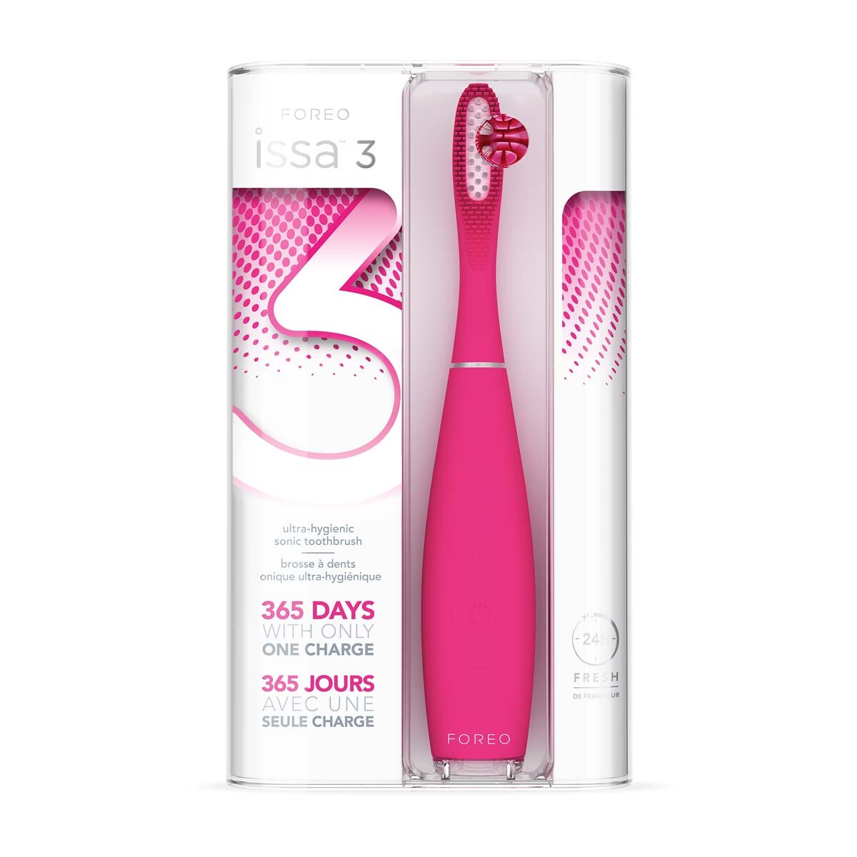 FOREO ISSA 3 Electric Sonic Toothbrush Fuchsia | SEPHORA UK