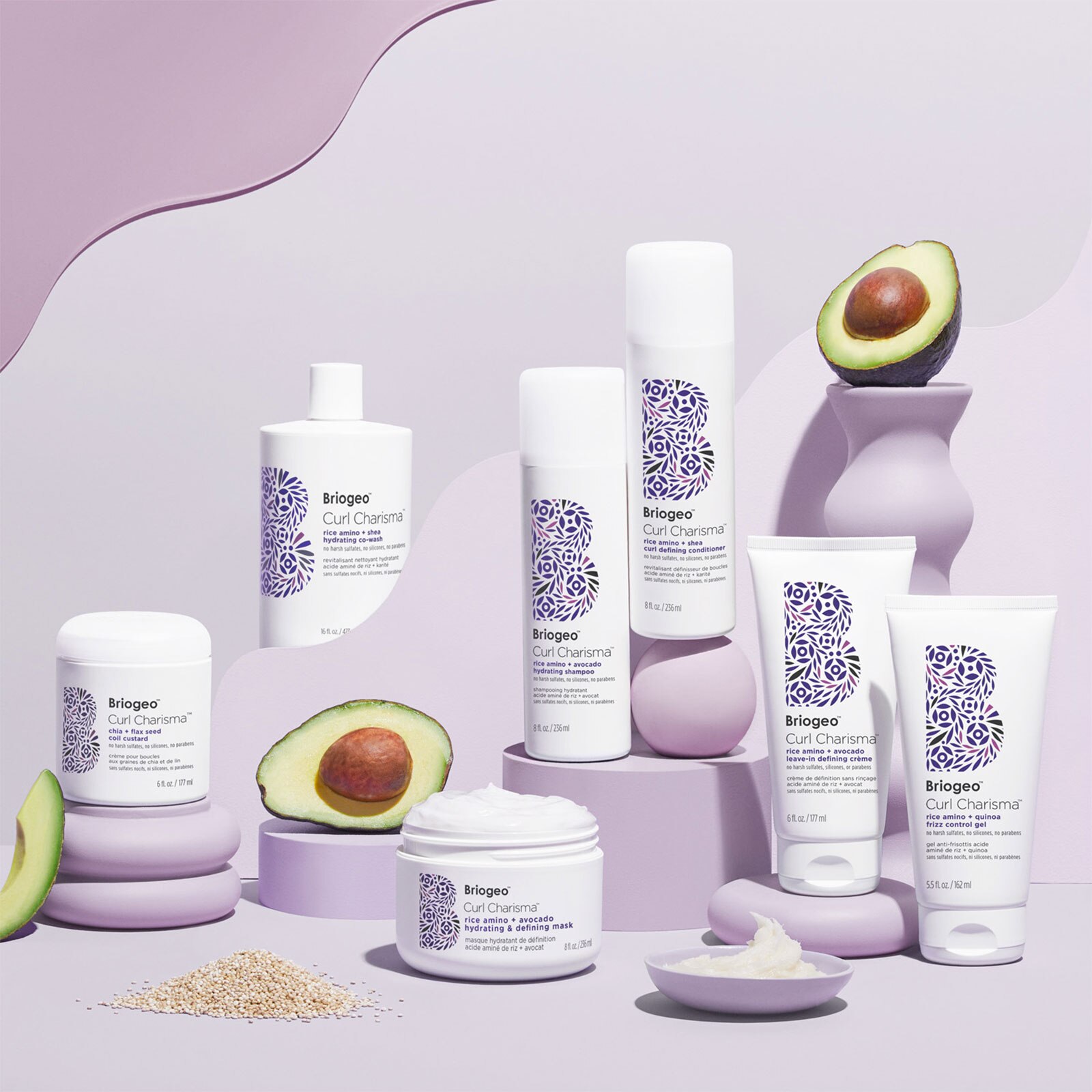 Briogeo Curl Charisma Rice Amino + Avocado Hydrating & Defining Mask 236ml | SEPHORA UK