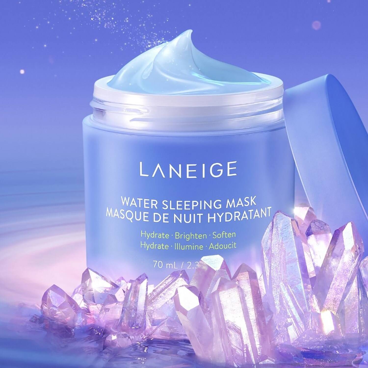 LANEIGE Water Sleeping Mask Probiotics - Overnight Hydrating Mask Water ...