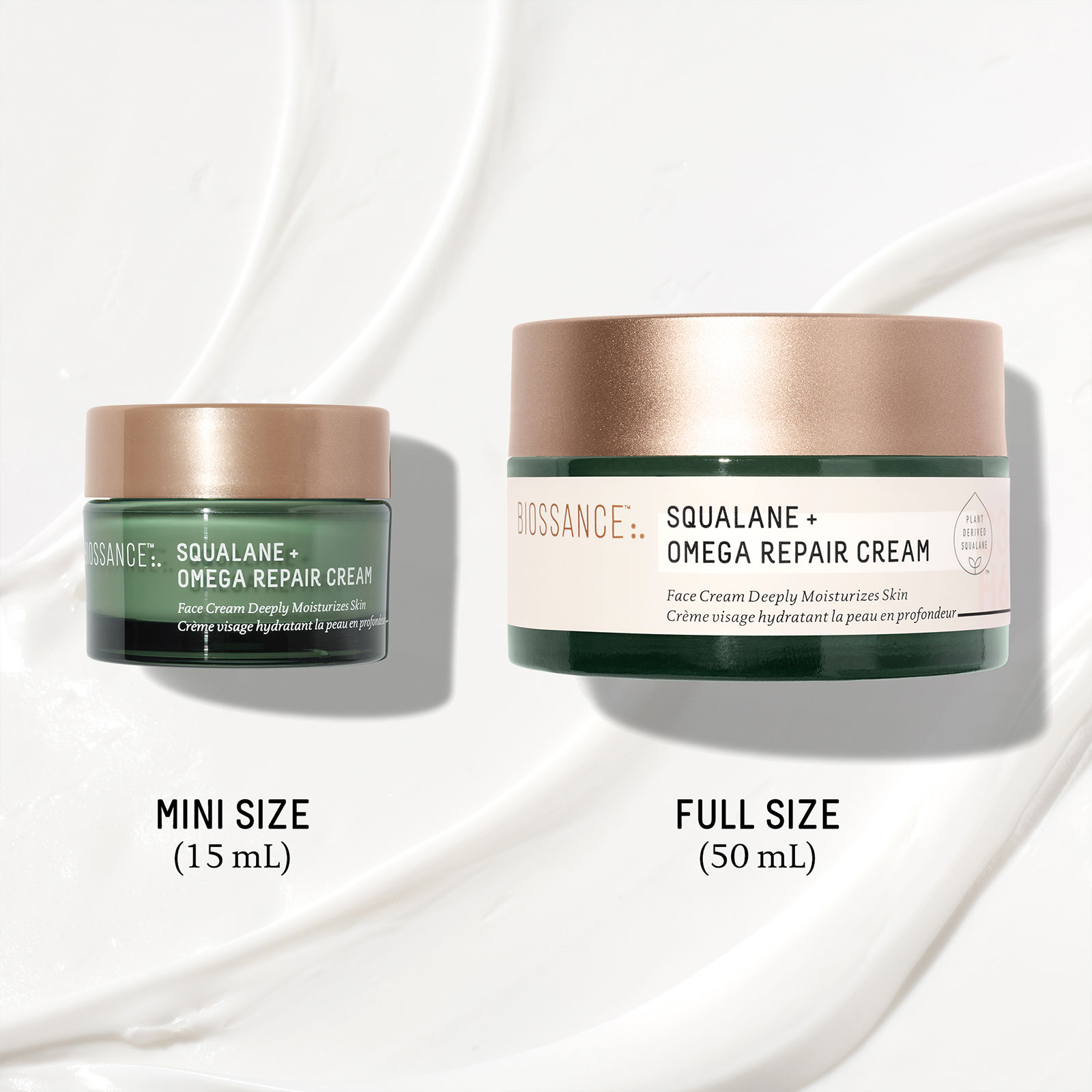 BIOSSANCE Squalane + Omega Repair Cream 50ml | SEPHORA UK