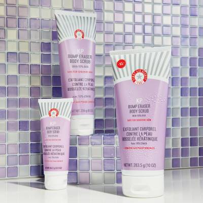 FIRST AID BEAUTY KP Bump Eraser Body Scrub with 10% AHA - AHA Body ...