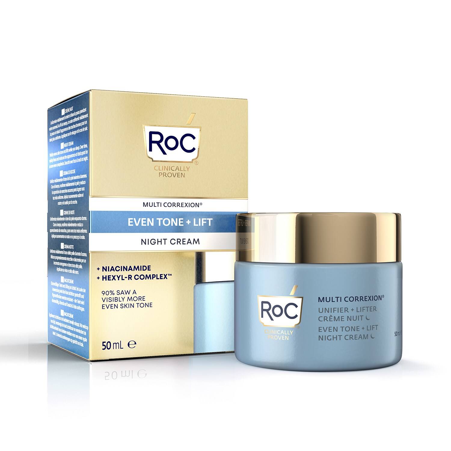 ROC Multi Correxion Even Tone + Lift Night Cream 50ml | SEPHORA UK