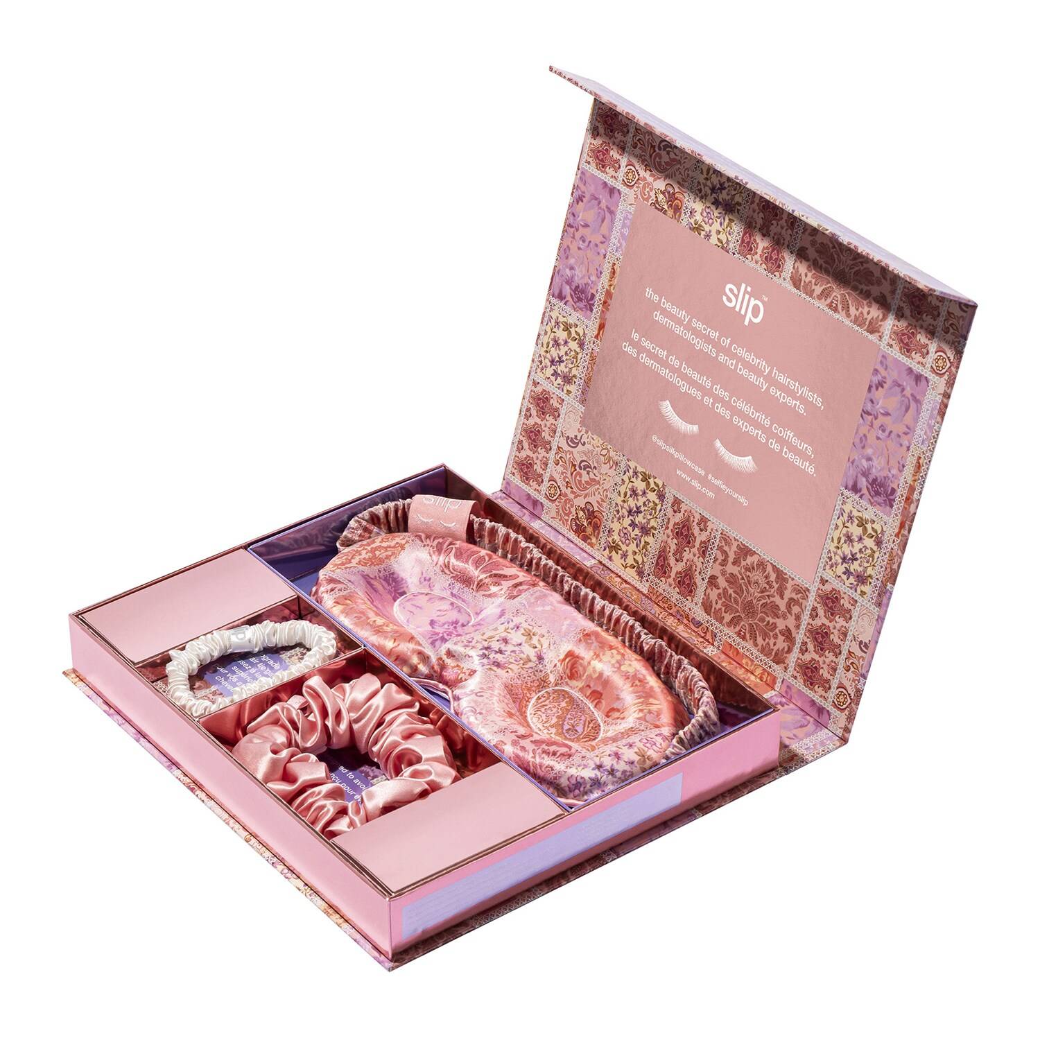 SLIP Beauty Sleepover Set - Sleep Mask & Scrunchie Set 3 pieces ...