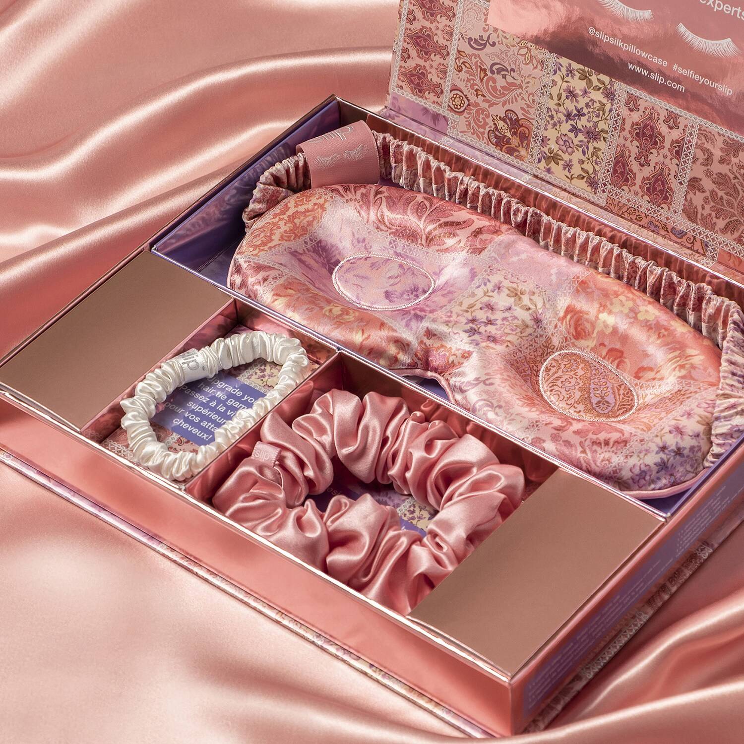 SLIP Beauty Sleepover Set - Sleep Mask & Scrunchie Set 3 pieces ...