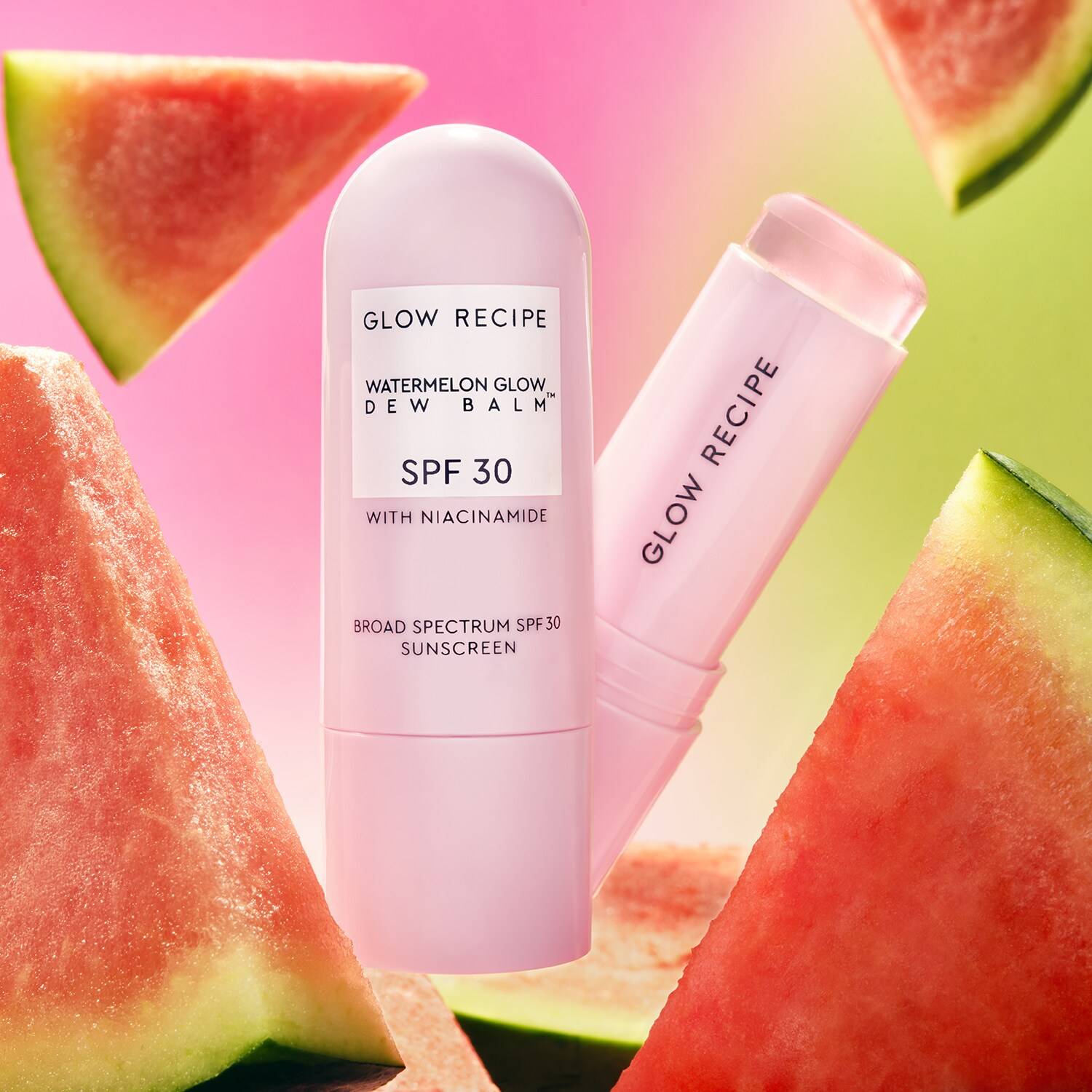 GLOW RECIPE Watermelon Glow Niacinamide Dew Balm Sunscreen Stick SPF30 ...