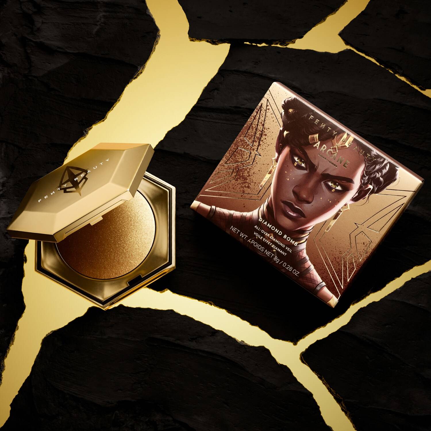 FENTY BEAUTY Arcane x Diamond Bomb All-Over Diamond Veil 8g | SEPHORA UK