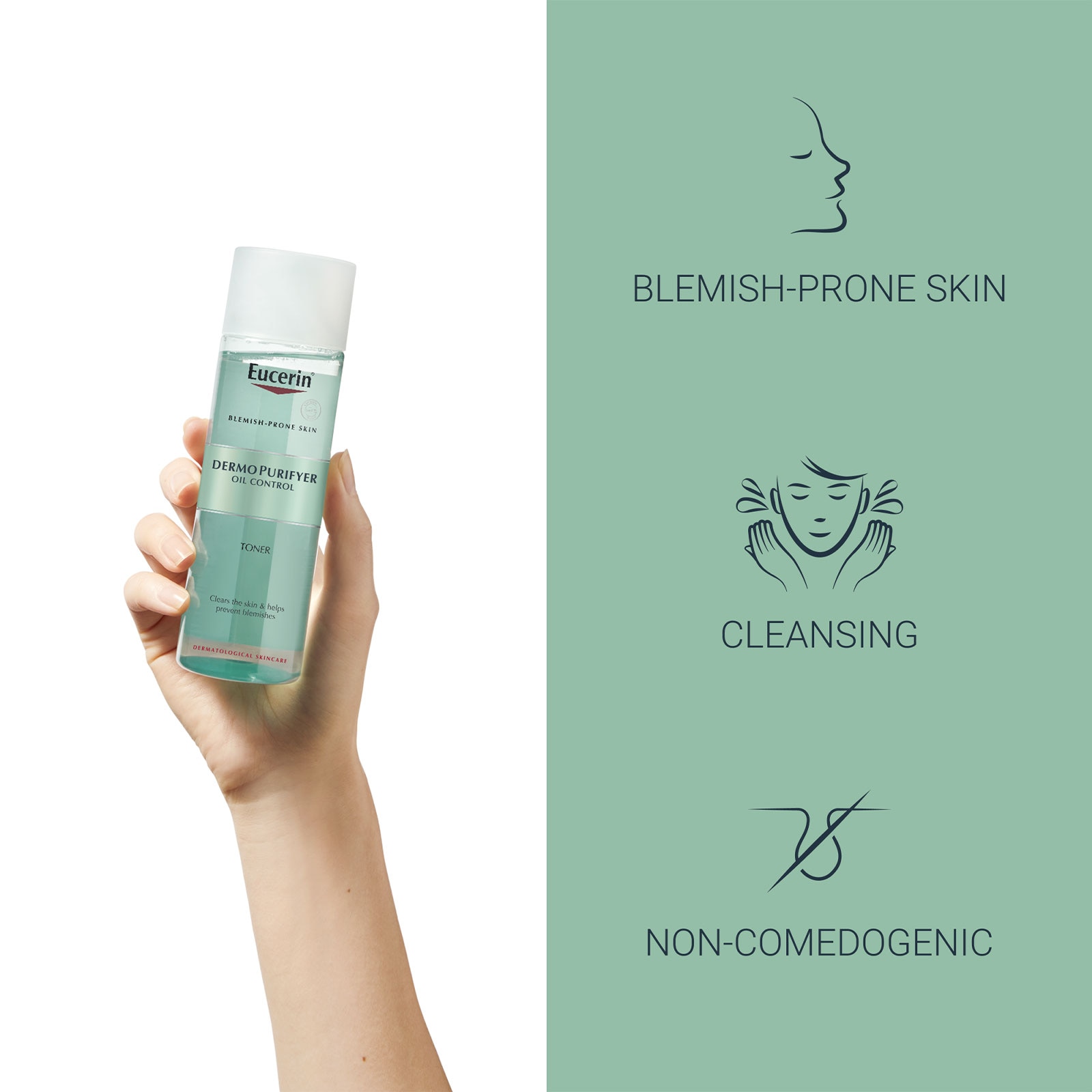 Eucerin DermoPurifyer Oil Control Facial Toner 200ml | SEPHORA UK