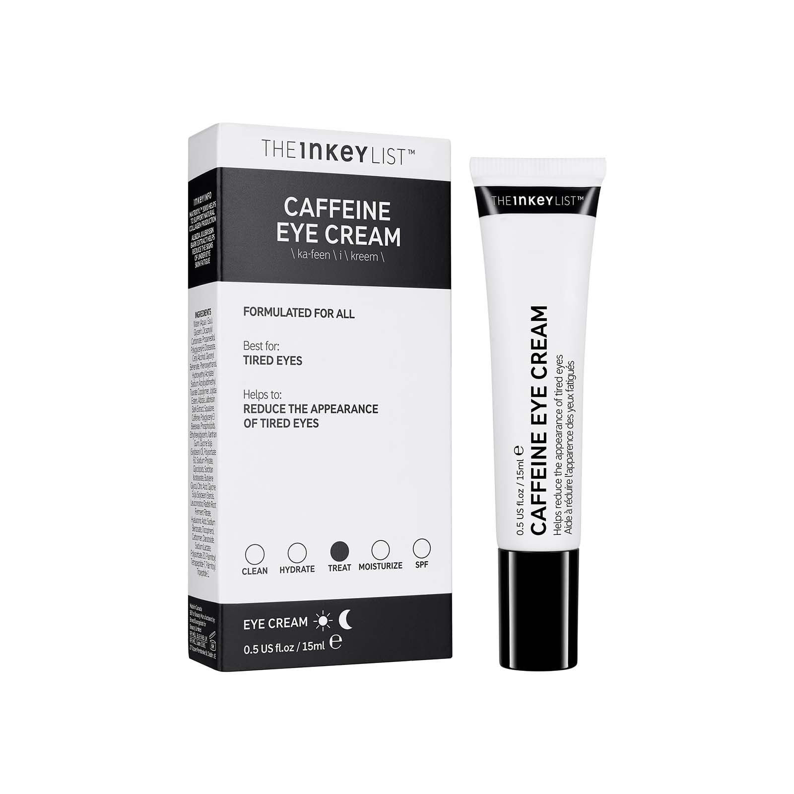 The INKEY List Caffeine Eye Cream 15ml | SEPHORA UK